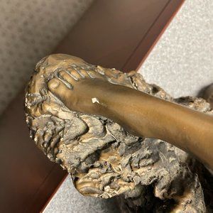 Art | Alice Heath Sculpture 199 Seated Woman On Rock | Poshmark
